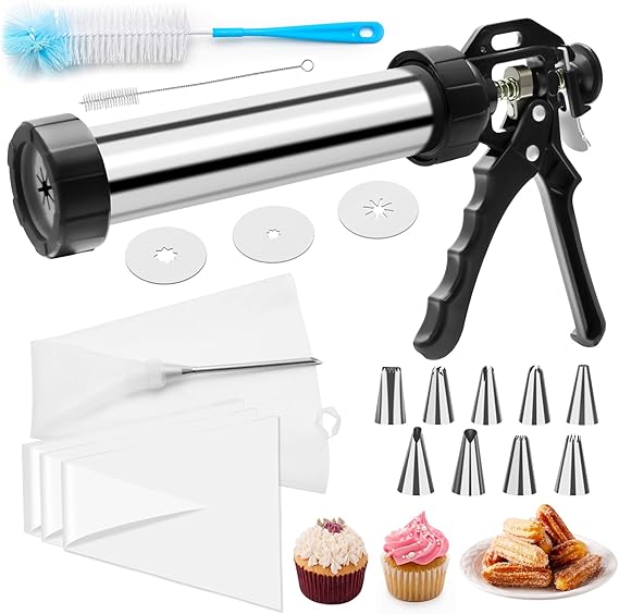 Amazon.com: 1+36PCS Upgrade Churro Maker,Churro Maker Machine,304 ...