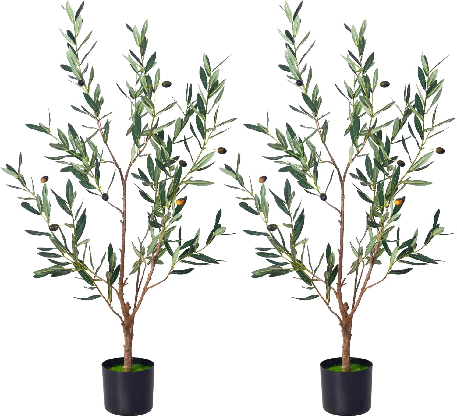 Amazon.com: HAIHONG Olive Trees Artificial Indoor - Faux Potted Olive ...