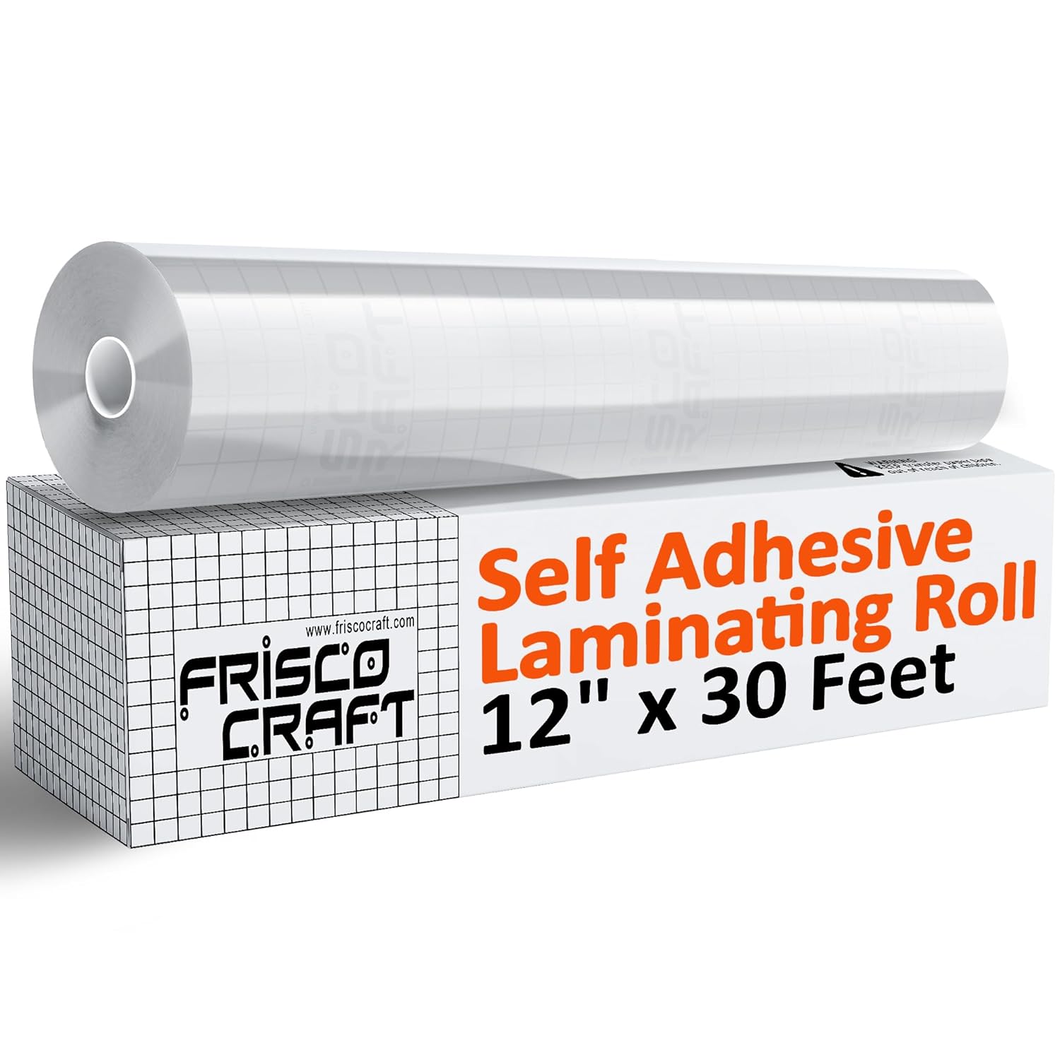 Frisco Craft Transparent Self-Adhesive Laminating Vinyl Roll-12"x30FT ...
