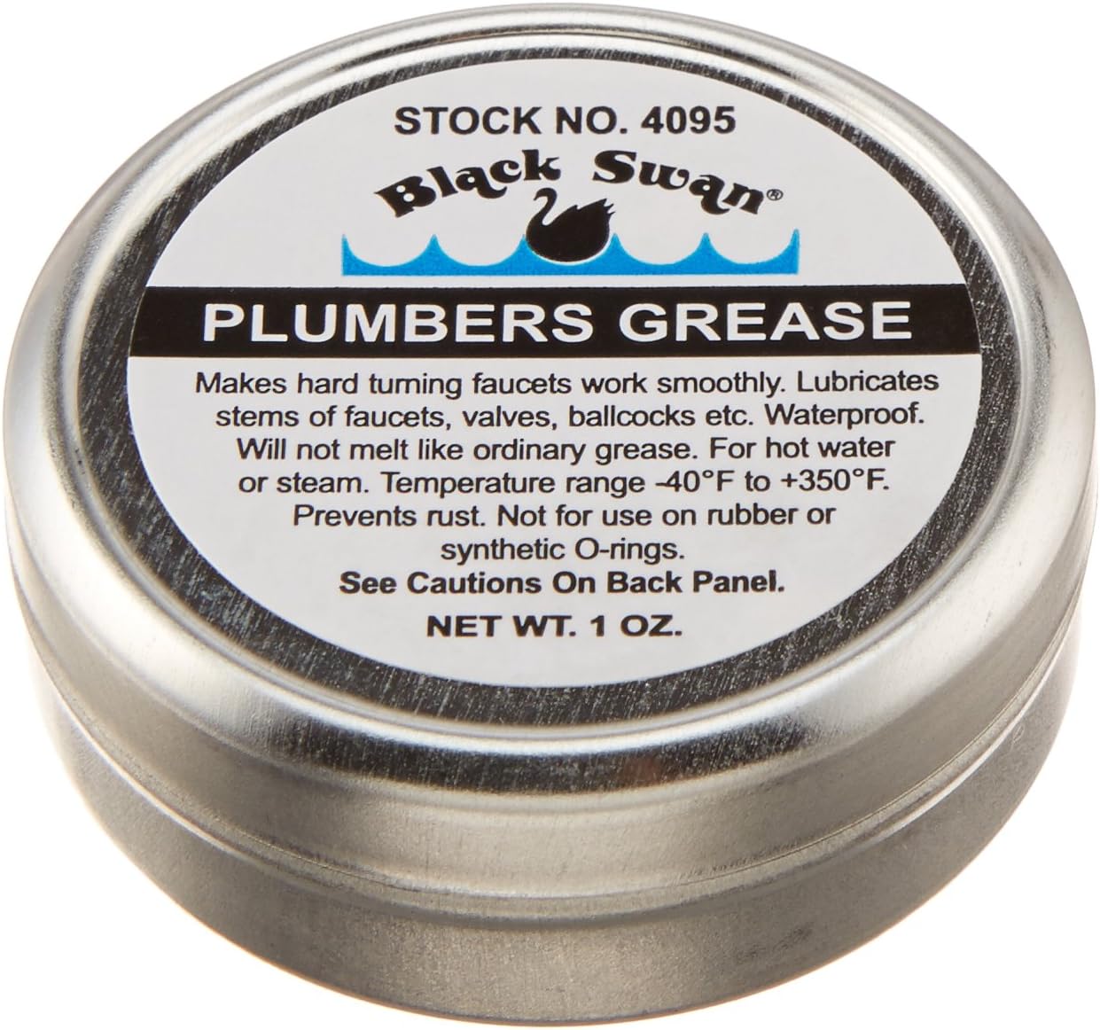 Black Swan 50001 Plumber's Grease, 1 oz - Automotive Lubricants ...