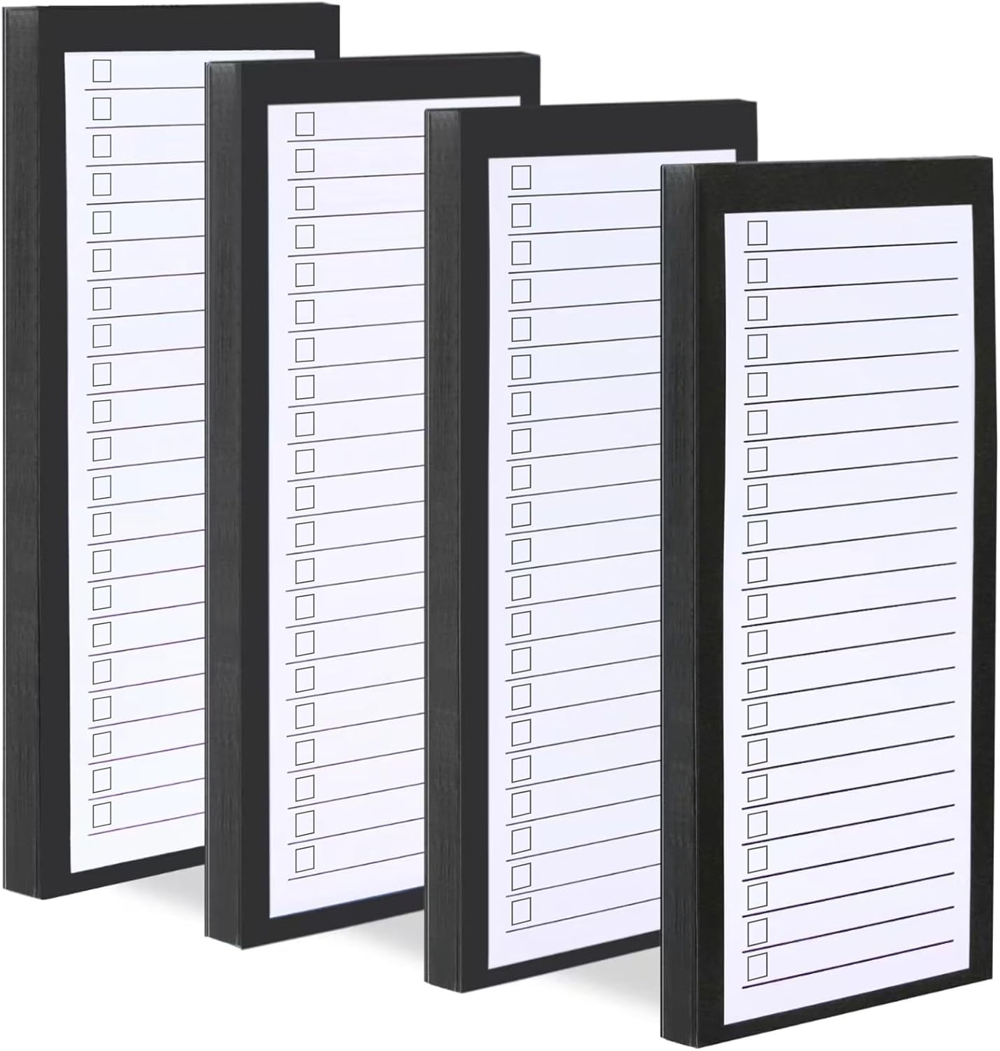4 Pack Magnetic Notepads for Refrigerator,Grocery List Large Magnet Pad ...