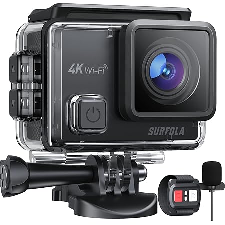Amazon.com : Dragon Touch 4K Action Camera 20MP Vision 3 Ultra HD ...