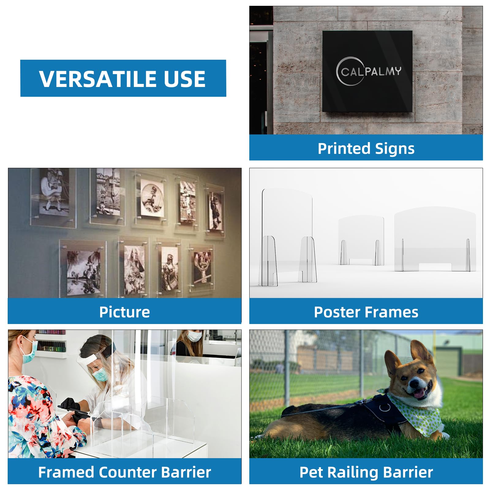 Snapklik.com : 3 Pack Of 24 X 36" PET Sheet/Plexiglass Panels 0.06 ...