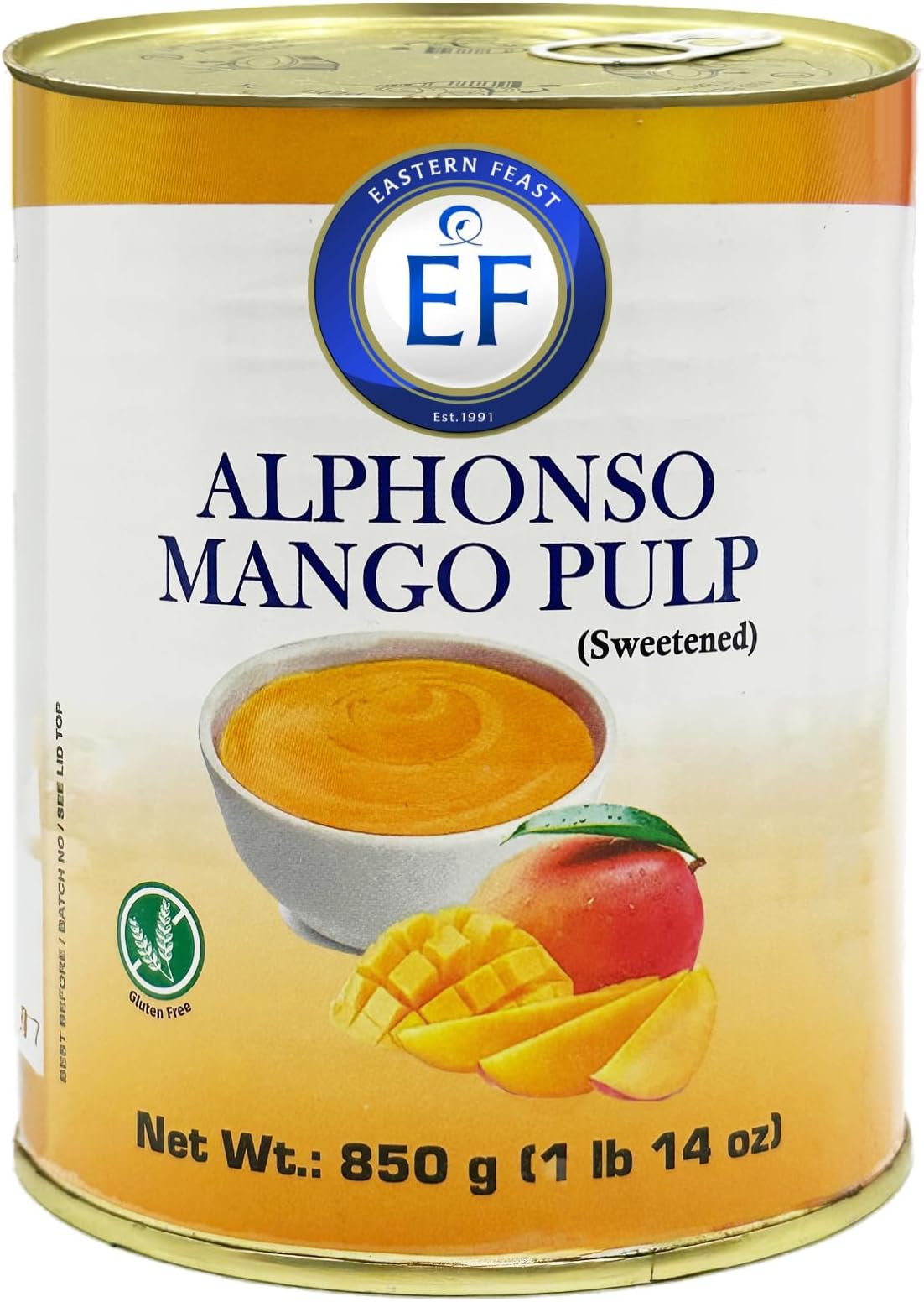 Amazon.com : TAJ Alphonso Mango Pulp Puree | Great for Lassi Shake | 30 ...
