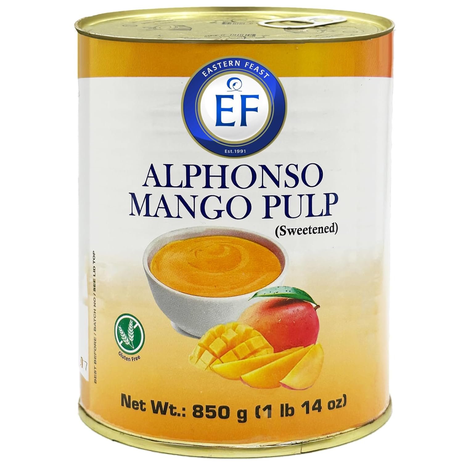 Eastern Feast - Alphonso Mango Pulp, 30oz / 850g Philippines | Ubuy