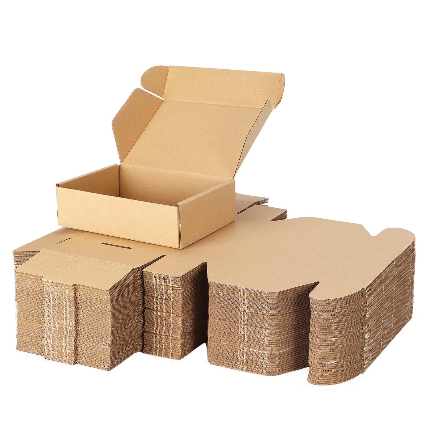 PHAREGE 7x5x2 Shipping Boxes for Small Business, 50 Pack Brown ...