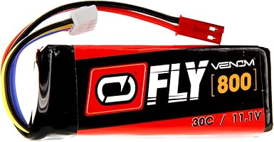 Amazon.com: Venom Fly 30C 3S 800mAh 11.1V LiPo Battery with JST Plug ...