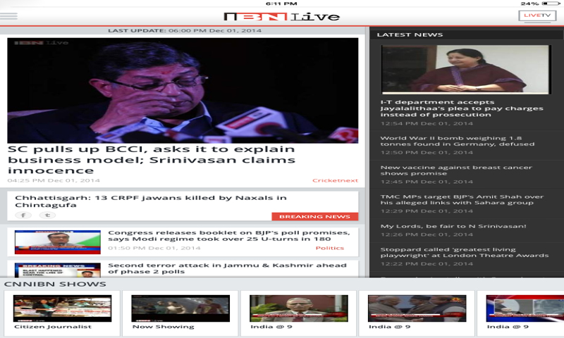 IBNLIVE - App on Amazon Appstore