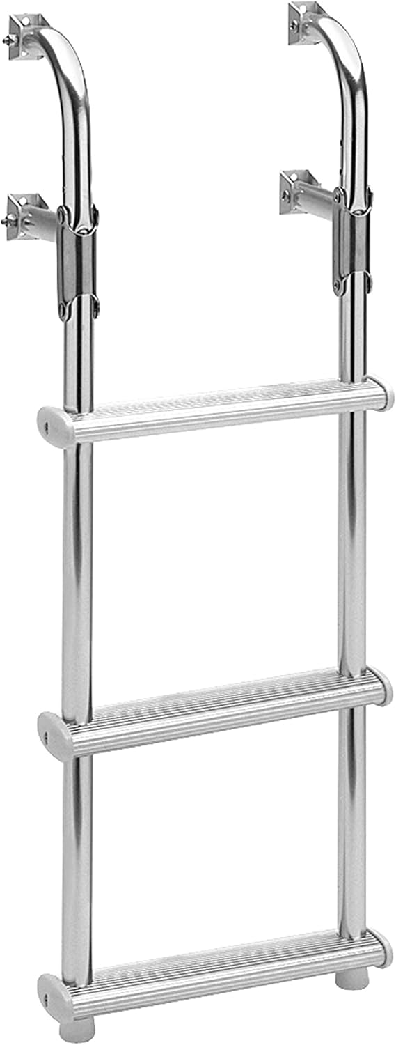 Amazon.com: Garelick/EEz-In 18018:01 Marine Compact Transom Ladder – 3 ...