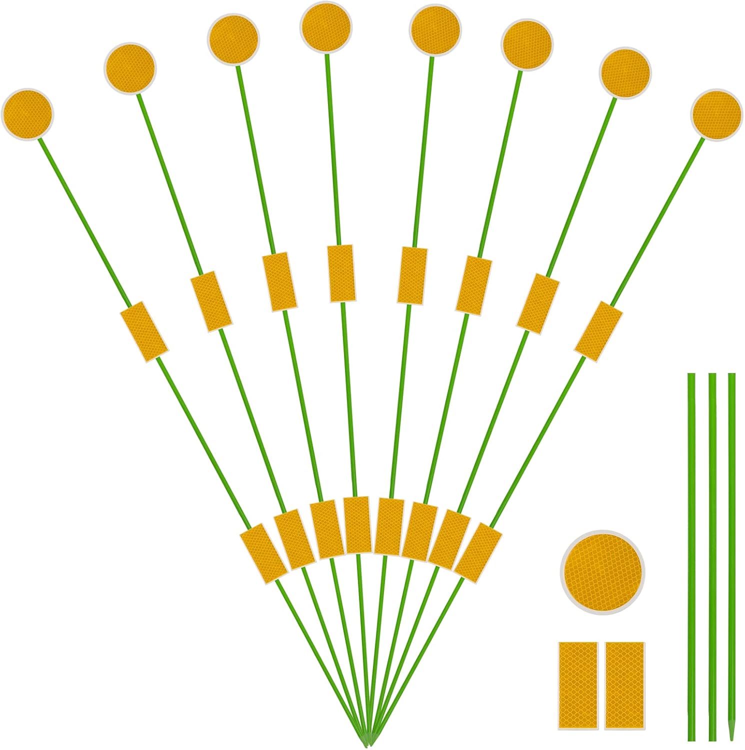 Amazon.com : Canmilar Driveway Markers Reflectors, Reflective Driveway ...