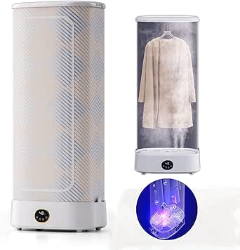 WhAeoy Hanging Garment Steamer(360° Hot Air Circulation),Upright Steam ...