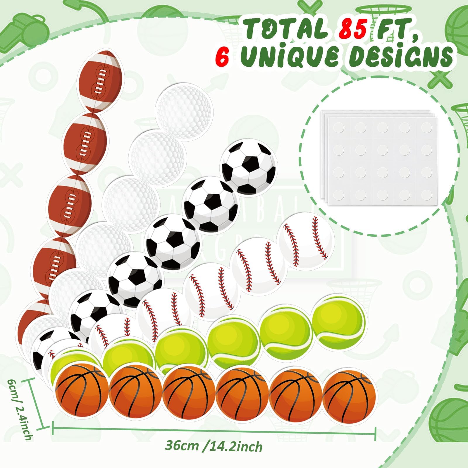 Sports Balls Border