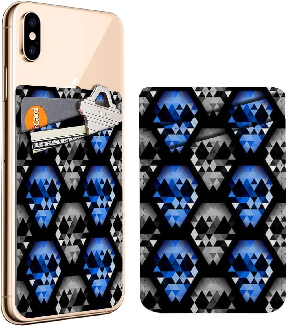 Amazon.com: (Skull Triangle Shapes Geometric) Cell Phone Stick On ID ...