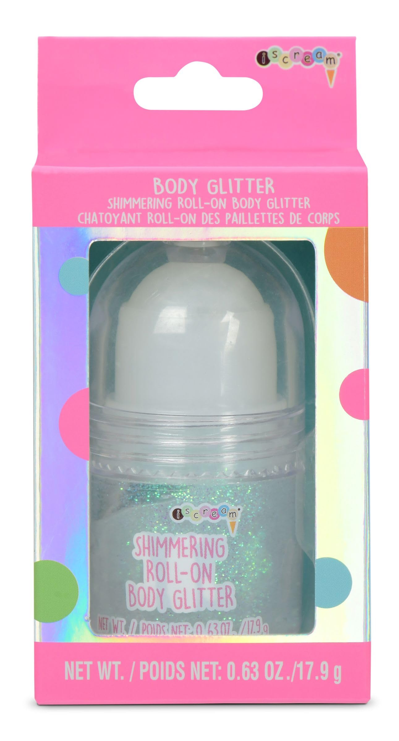 Snapklik.com : Iscream Prettiest Rainbows Shimmering Roll On Body Glitter