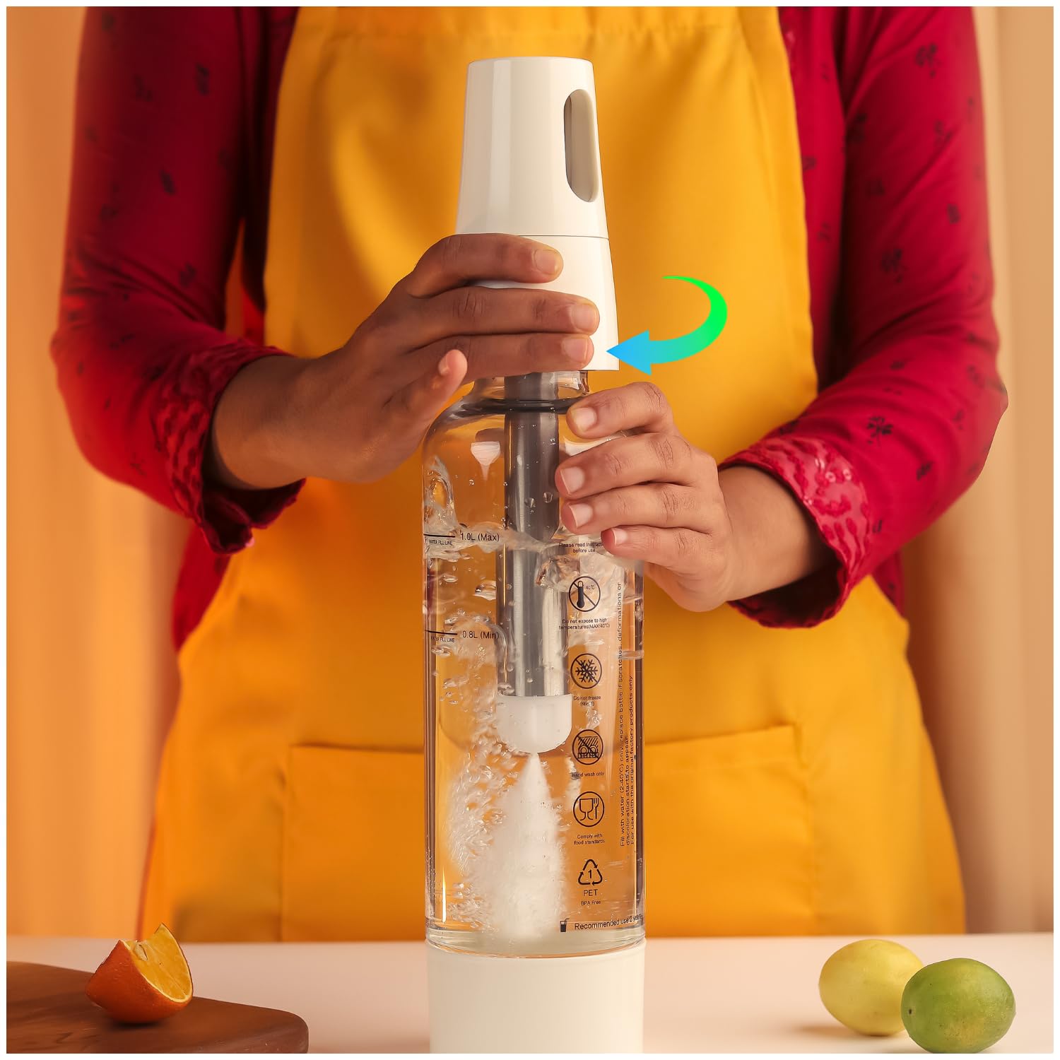 InstaCuppa Portable Soda Maker, Perfect for Busy Moms to Make Lemon ...