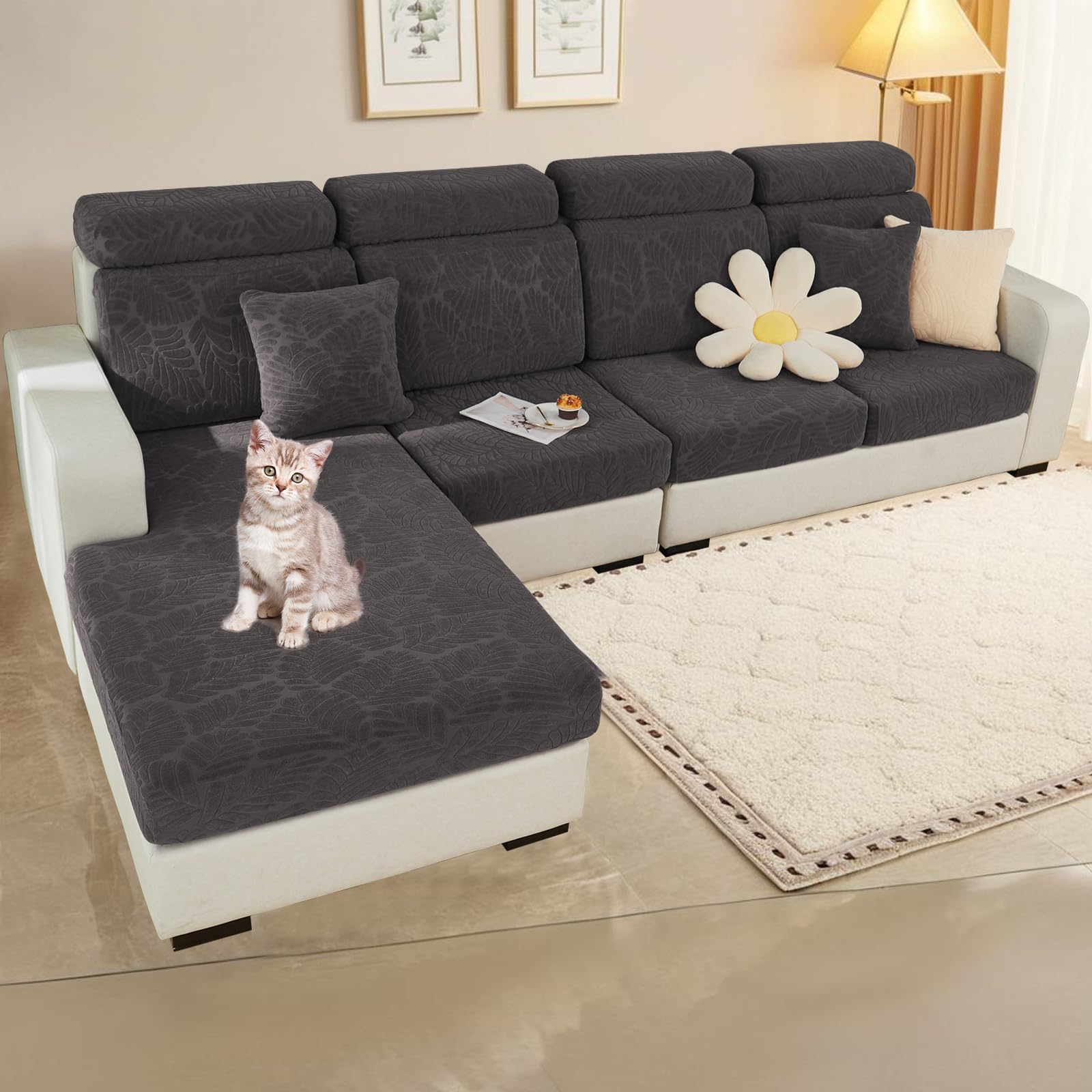 Amazon.com: MINGPINHUIUS Interior Sofa Covers Separate Cushion: High ...