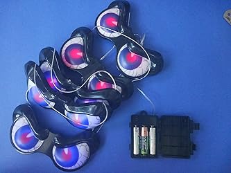 Halloween Decorations, Flashing Peeping Eyes, Spooky Animated LED Eyes ...