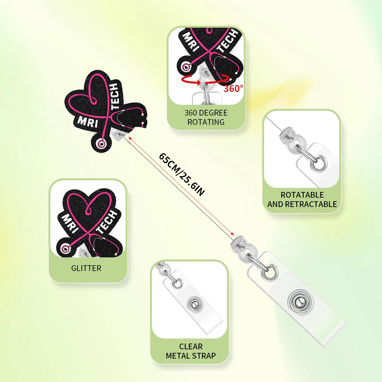 Snapklik.com : MRI Tech Badge Reel, Funny Stethoscope Retractable ID ...