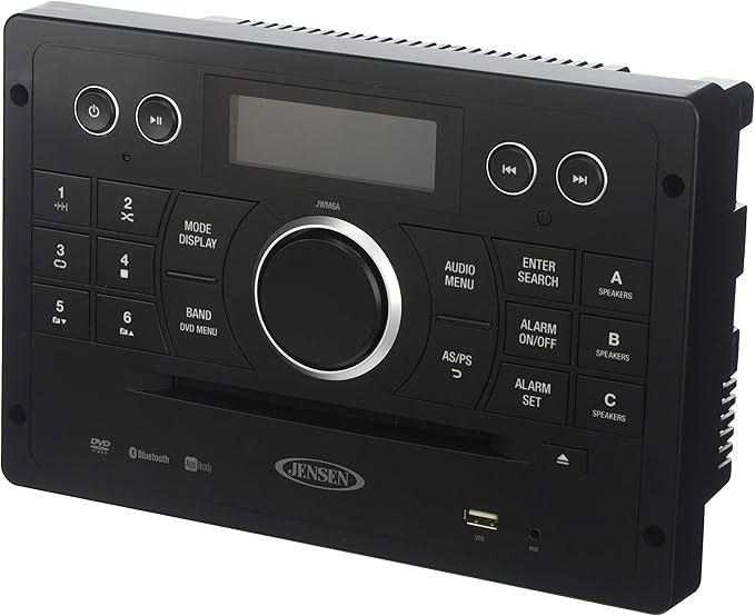 Amazon.com: Jensen JWM6A Bluetooth Capable Device. AM, FM, DVD, USB ...