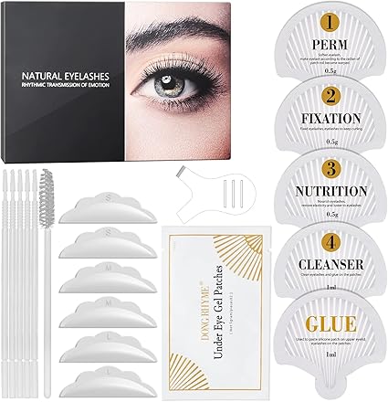 Lash Lift Kit, Sachet Eyelash Perm Kit, 2 In 1 Lash Brow Lamination Kit ...