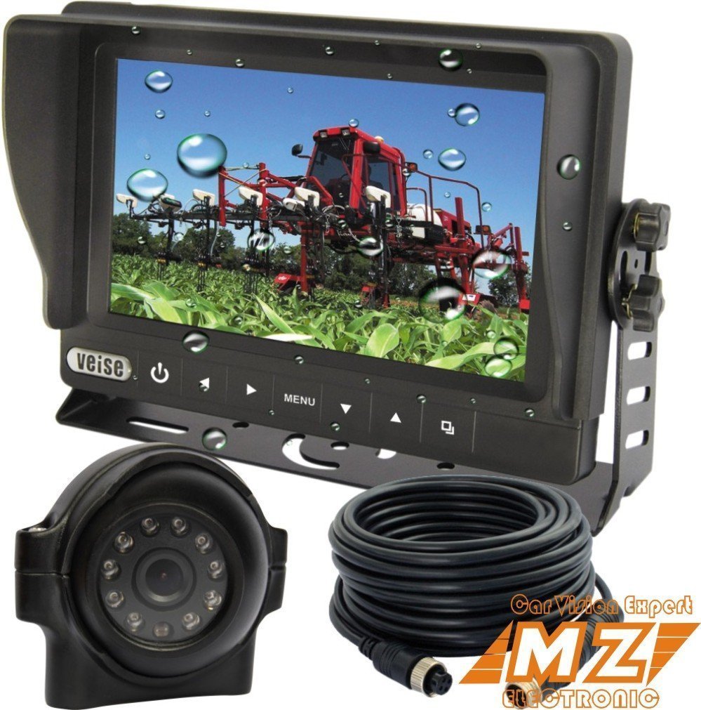 Buy Veise 7" Digital Rear View Back up Reverse Cctv Security Camera ...