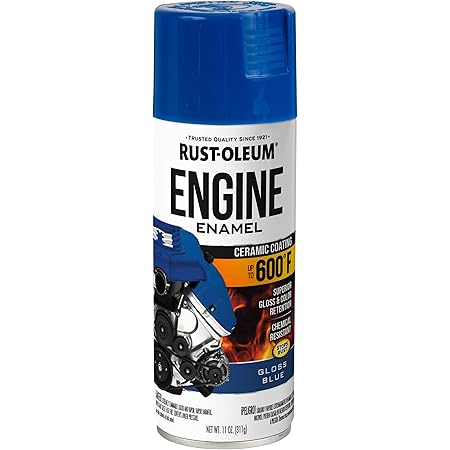 Rust-Oleum 363574 Engine Enamel Spray Paint, 11 oz, Gloss Blue - Amazon.com