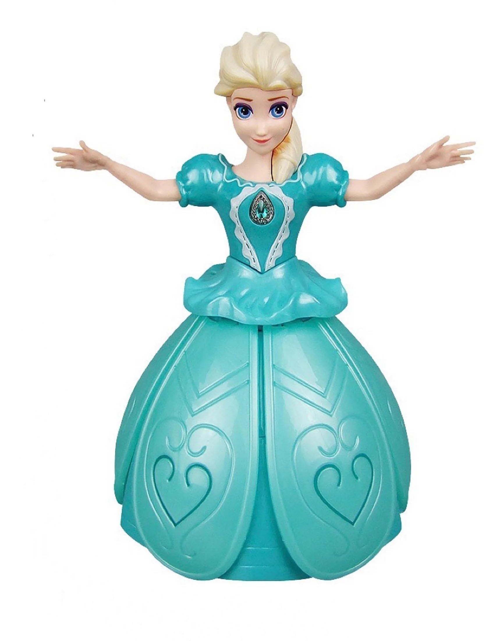 VGRASSP Dancing Singing Rotating Princess Doll Toy with Colorful LED ...