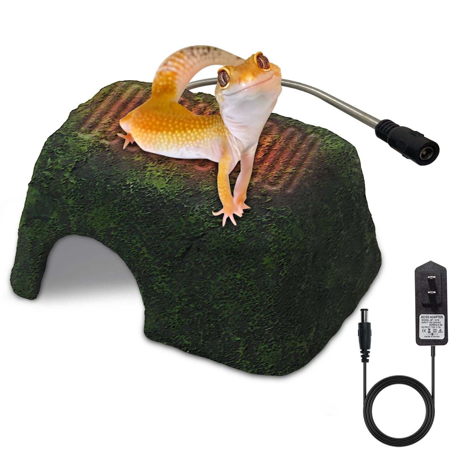 Amazon.com : Heated Reptile Rock Cave, Reptile Hides and Caves, Heating ...