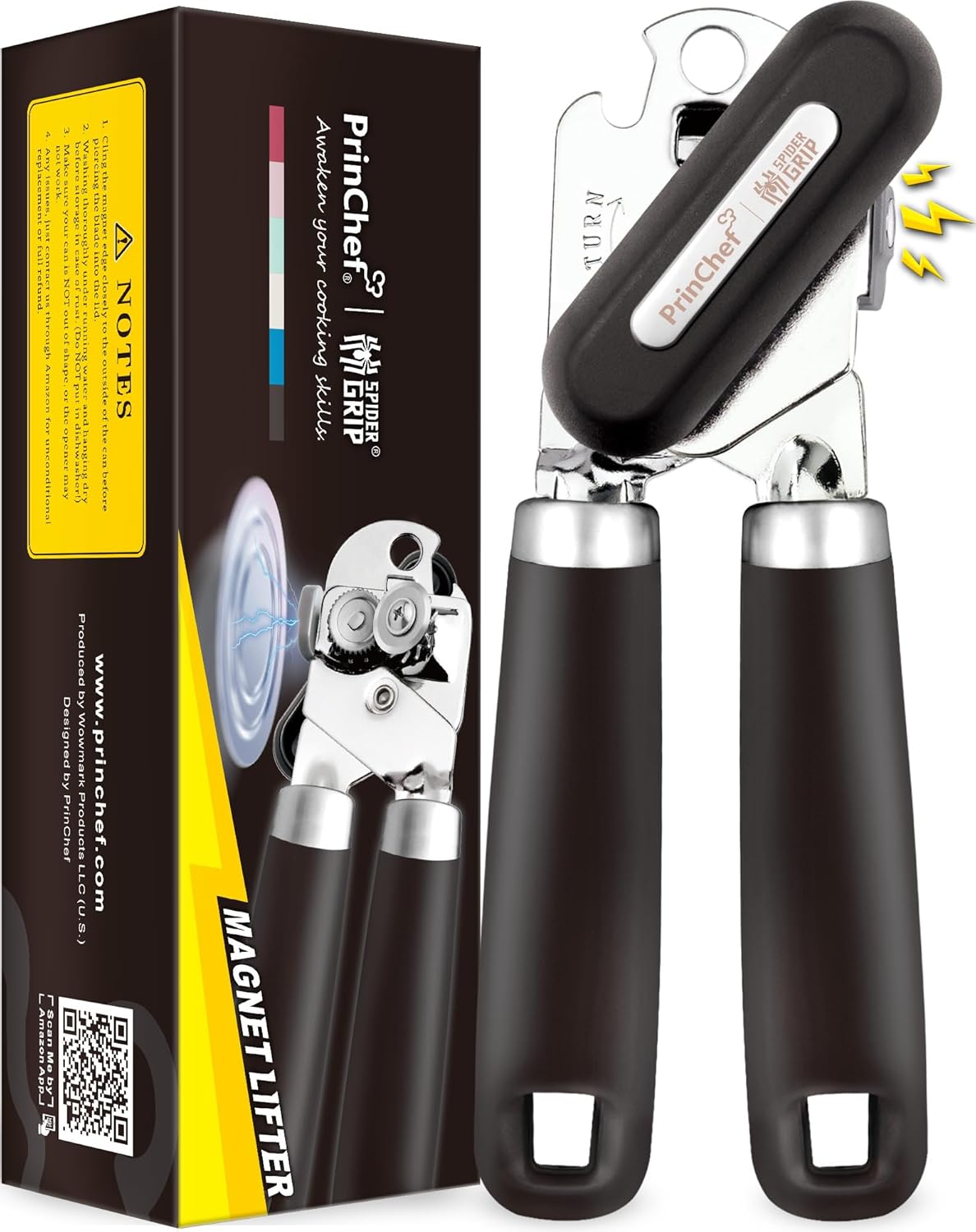 Amazon.com: [Smoother Cut] PrinChef Manual Can Opener with Magnet ...