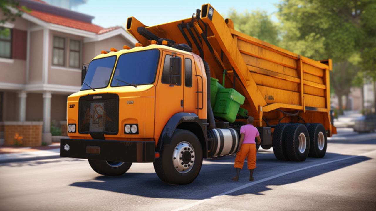 Garbage Cargo Truck Games Offline -Real Metro City Recycling Dump Truck ...