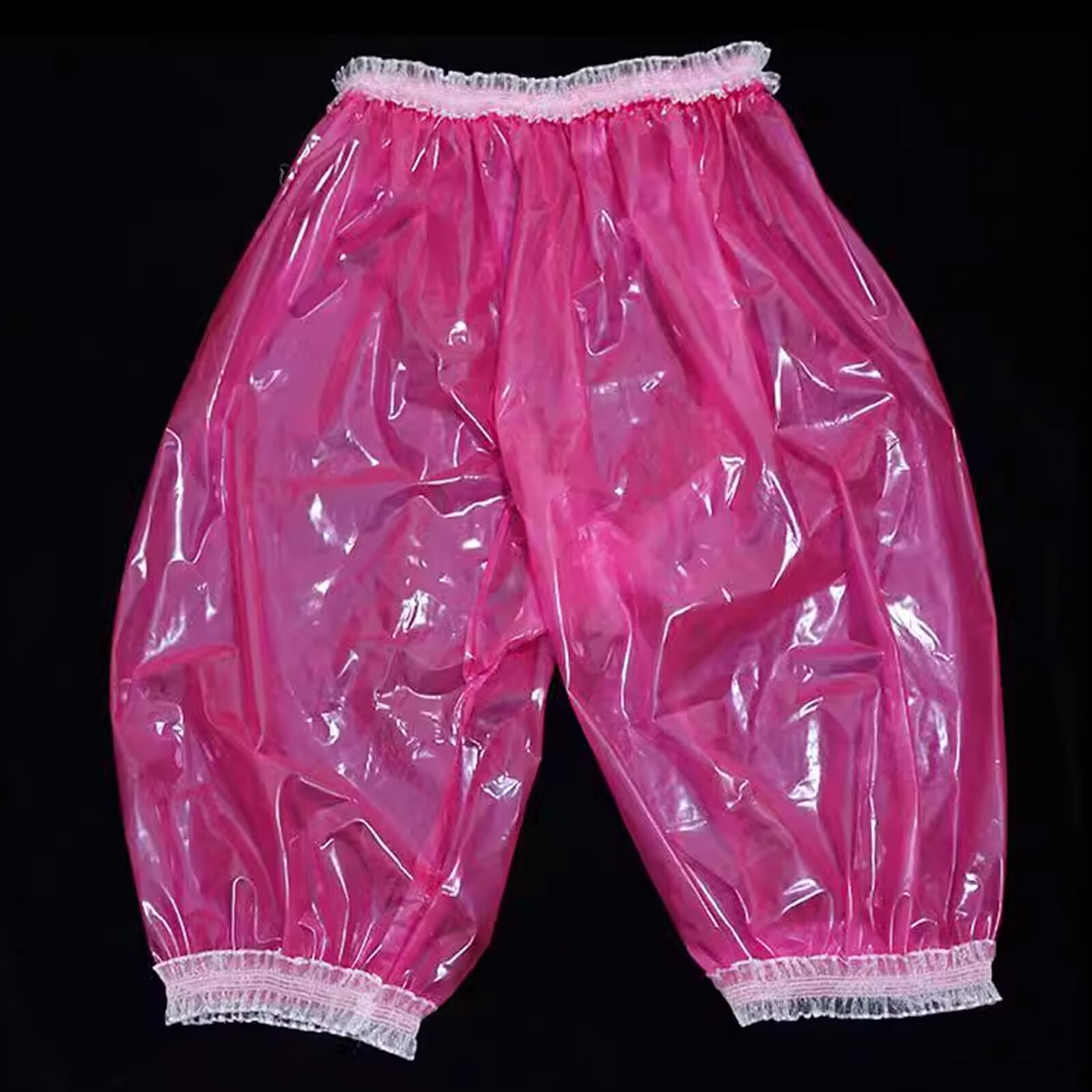 Amazon.com: PVC Adult Incontinence Pants, Translucent Plastic Bloomers ...