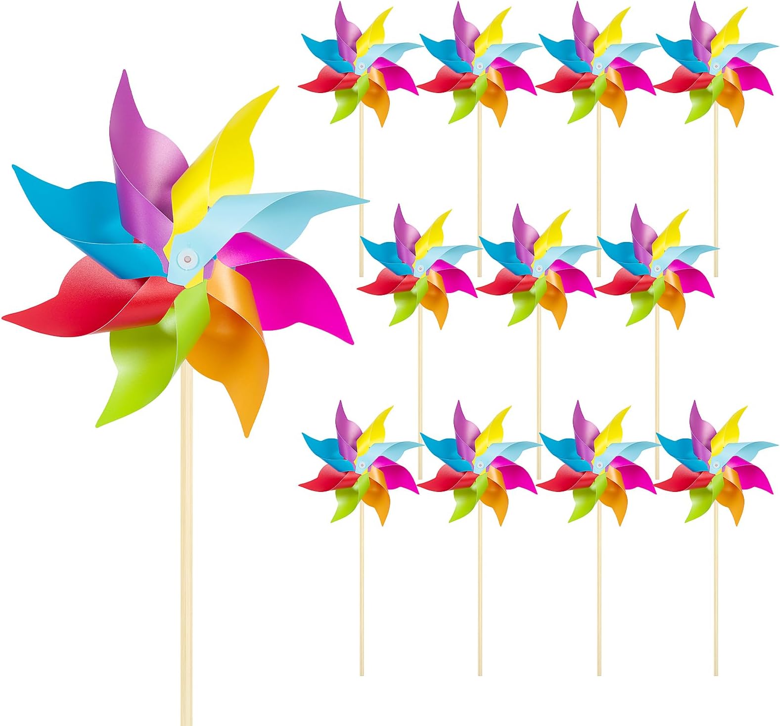Amazon.com: Fun Express Pinwheels for Kids (Bulk Set of 36) Great for ...