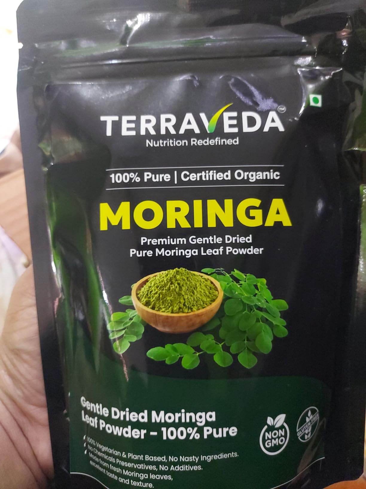 Moringa Leaf Powder (400 Grams) - USDA Certified Organic Moringa Powder ...