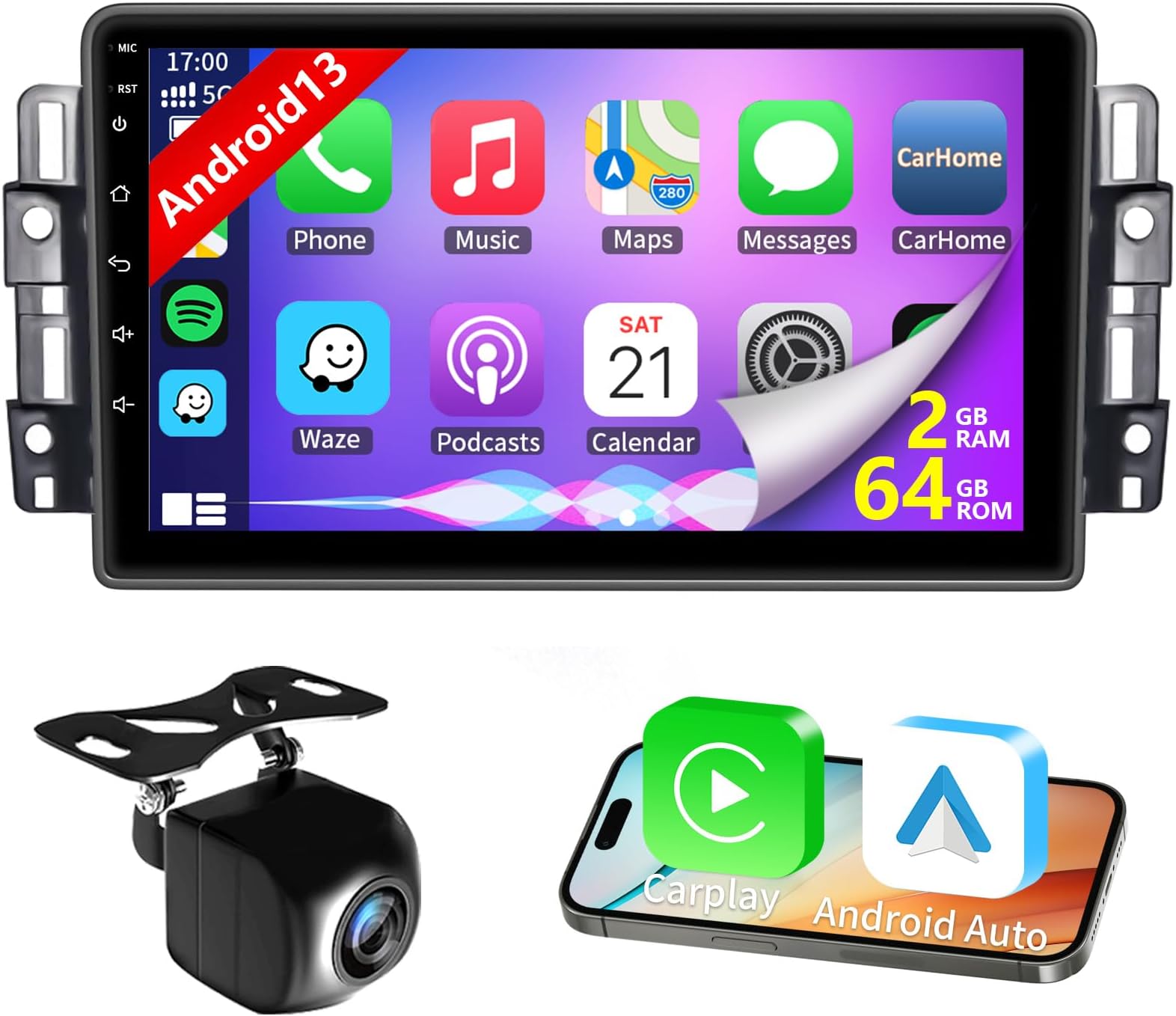 Amazon.com: Android 13 Car Radio for Chevrolet Buick GMC Sierra Yukon ...