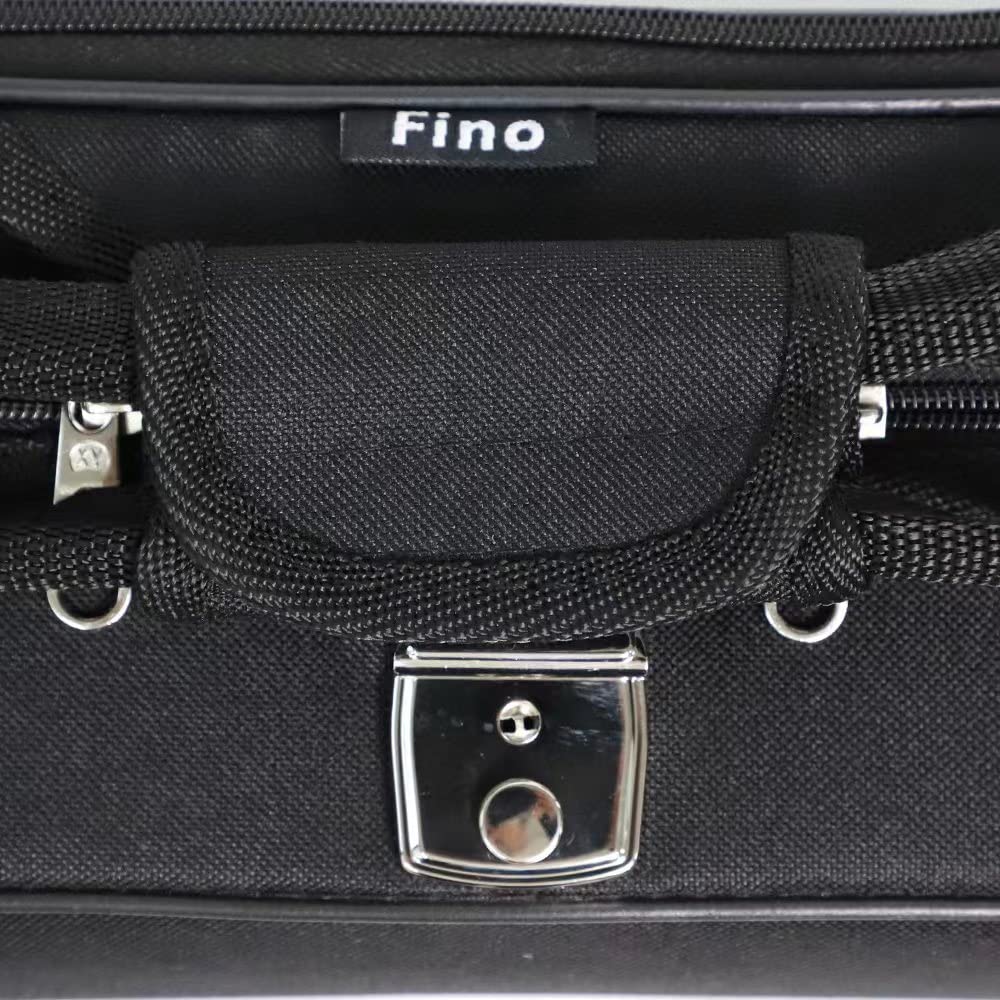 4/4 Full Size Violin Case,FINO Professional Oblong Violin Hard Case ...