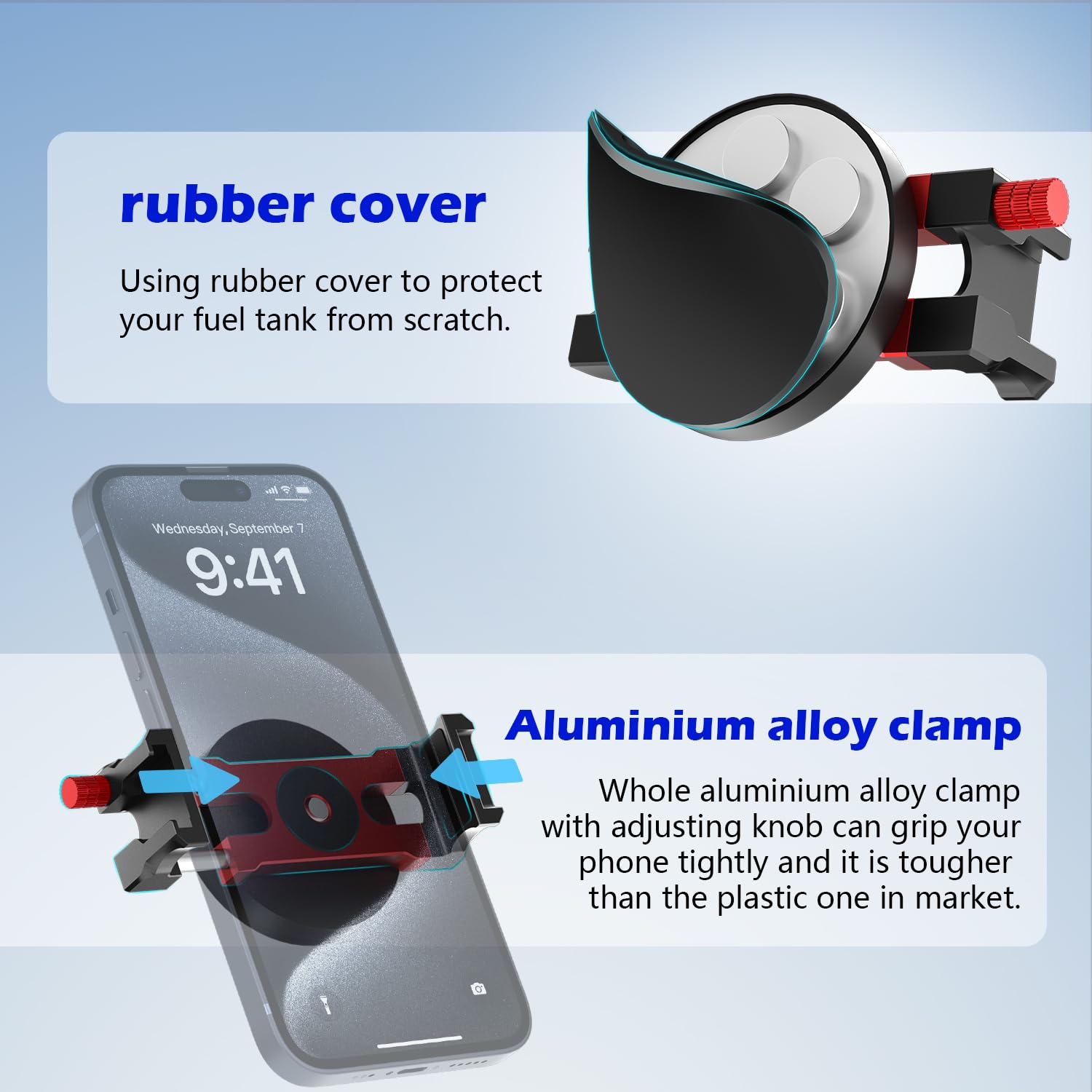 Harley Iphone Tank Mount ALAFLY Magnetic Motorcycle Phone Holder,