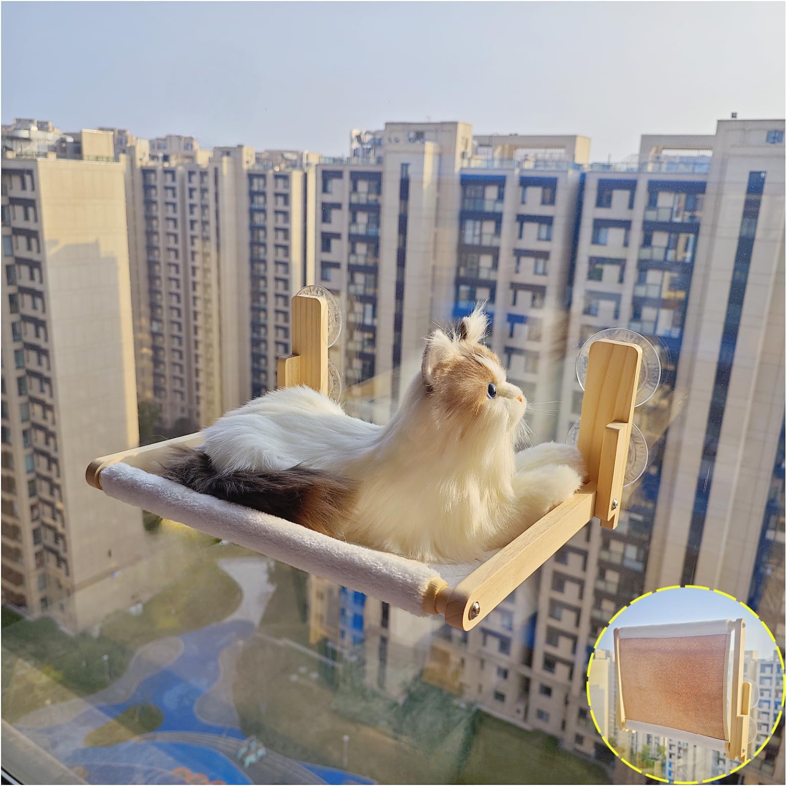 Amazon.com : GesomePurrz Foldable Cat Window Perch, 16.5 inches*12 ...