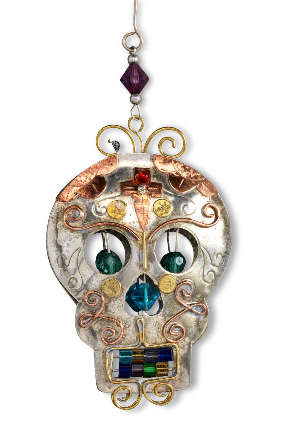 Amazon.com: Pilgrim Imports Sugar Skull Ornament : Home & Kitchen