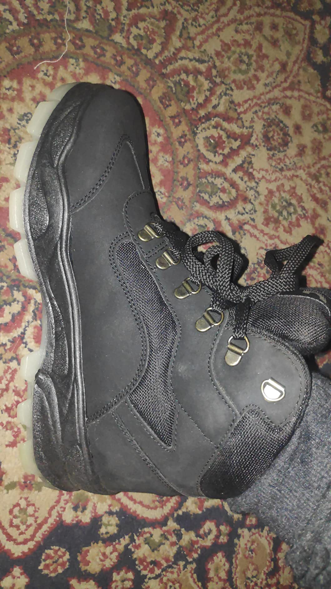 CTR High Ankle Trekking Shoes Anti-Ski (Numeric_6) Black: Buy Online at Low Prices in India ...