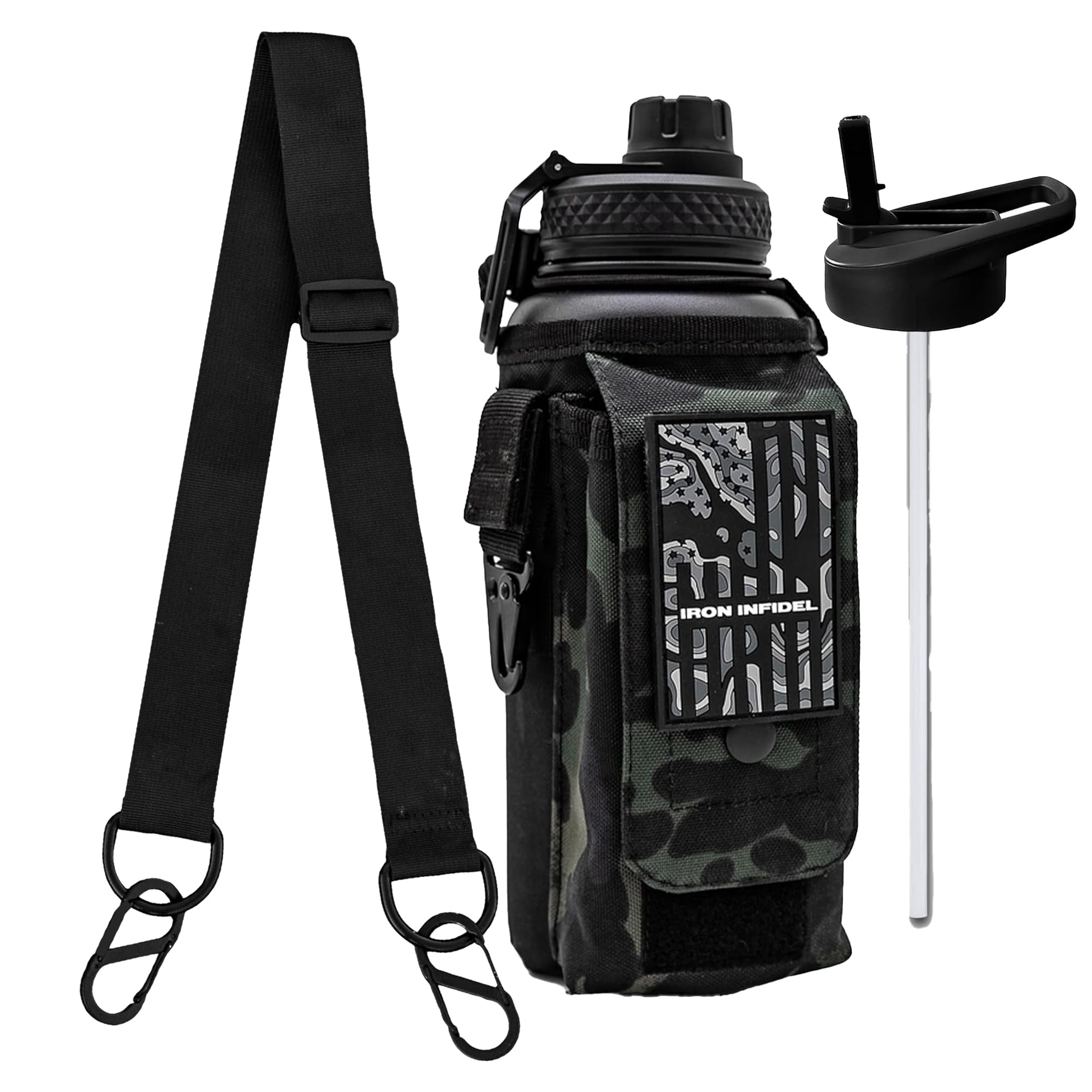 Amazon.com: Iron Infidel Battle Bottle - Half Gallon Insulated Water ...