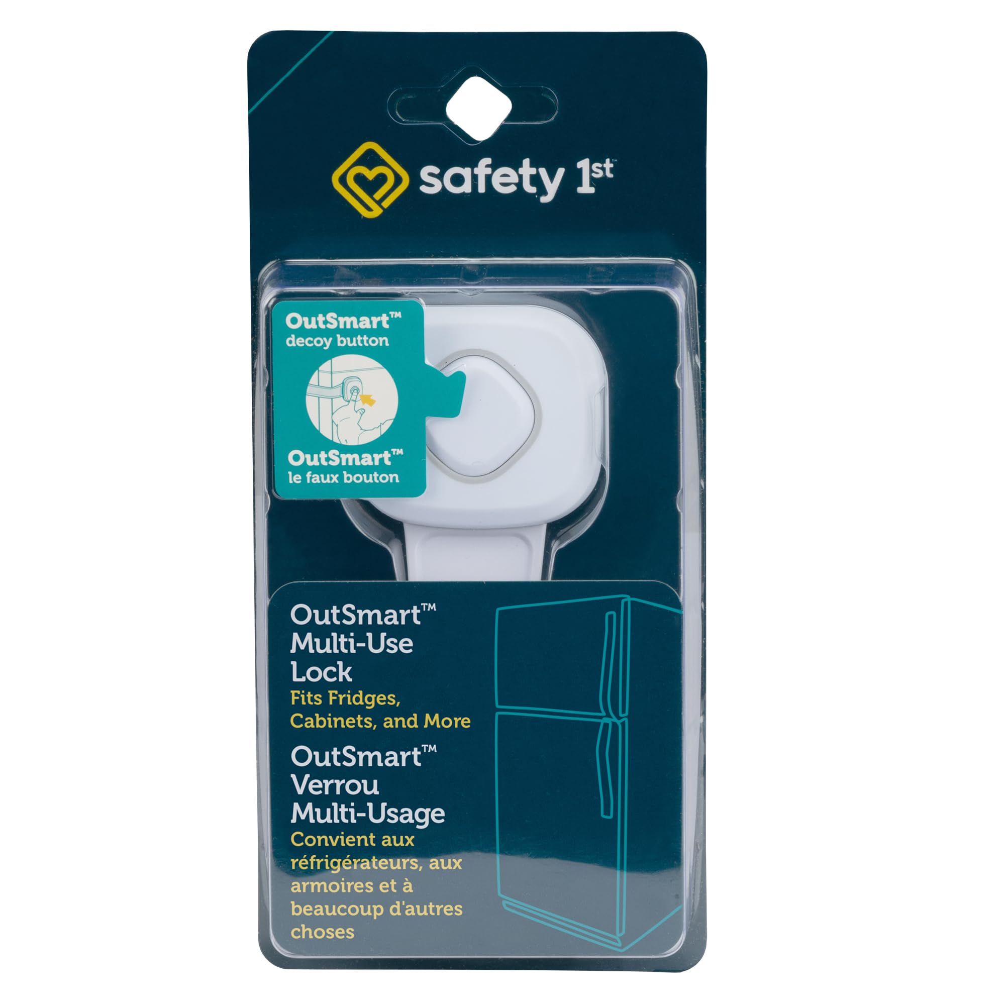 Amazon.com: Safety 1st OutSmart Multi Use Lock, White : Baby