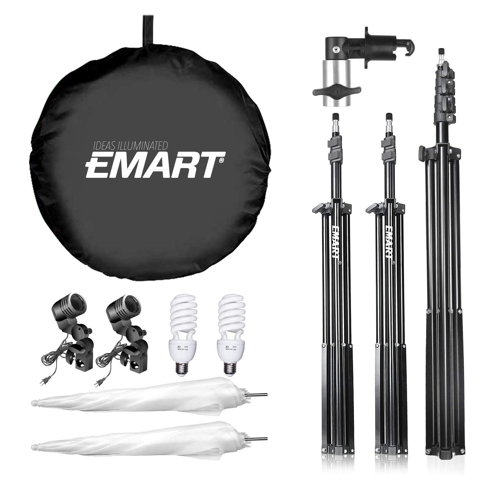 Buy EMART Green Screen Kit, Pop Up Collapsible Chromakey Blue Backdrop ...