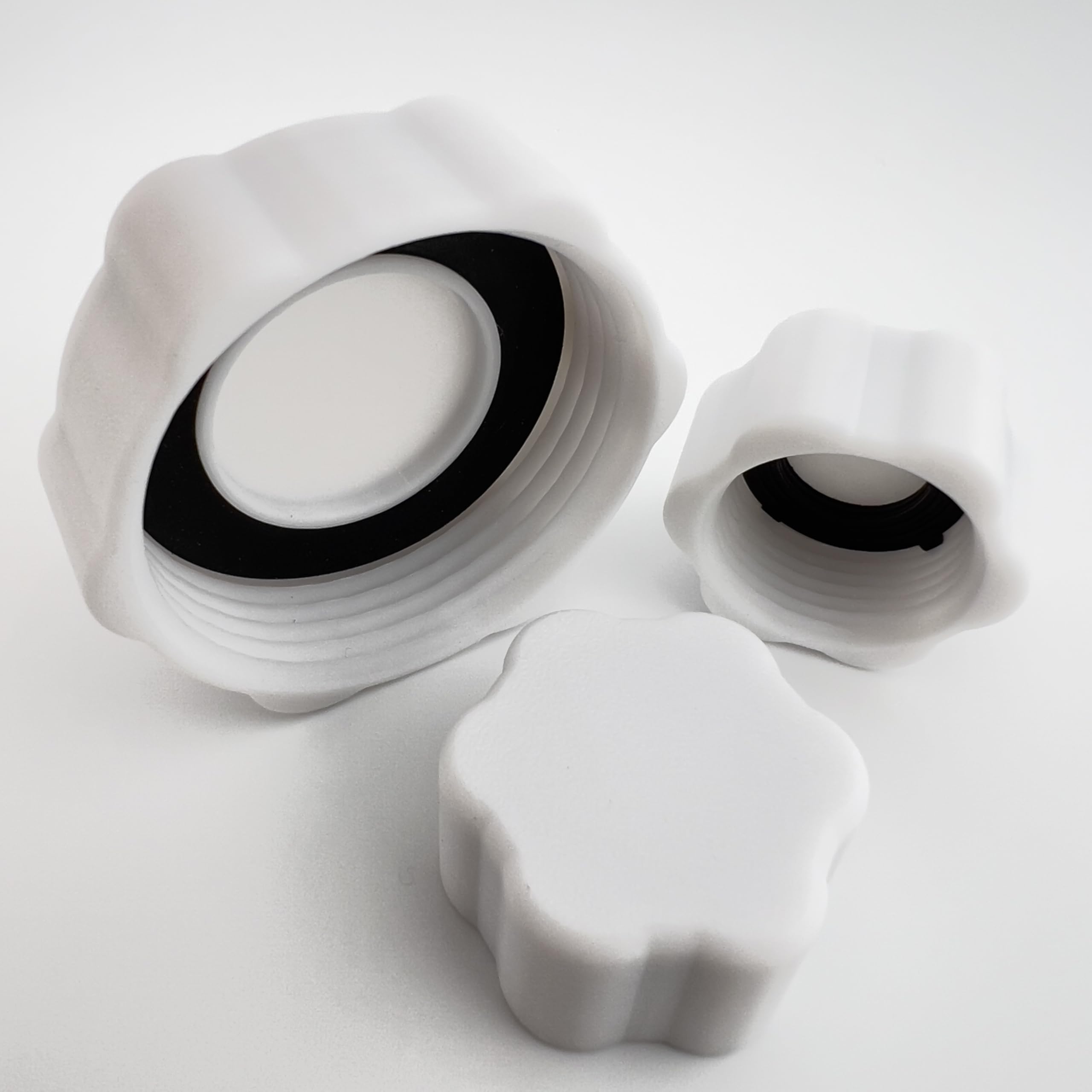 WiseWave Premium ABC Safety Caps Set: Compatible with Bestway Lay Z Spa ...