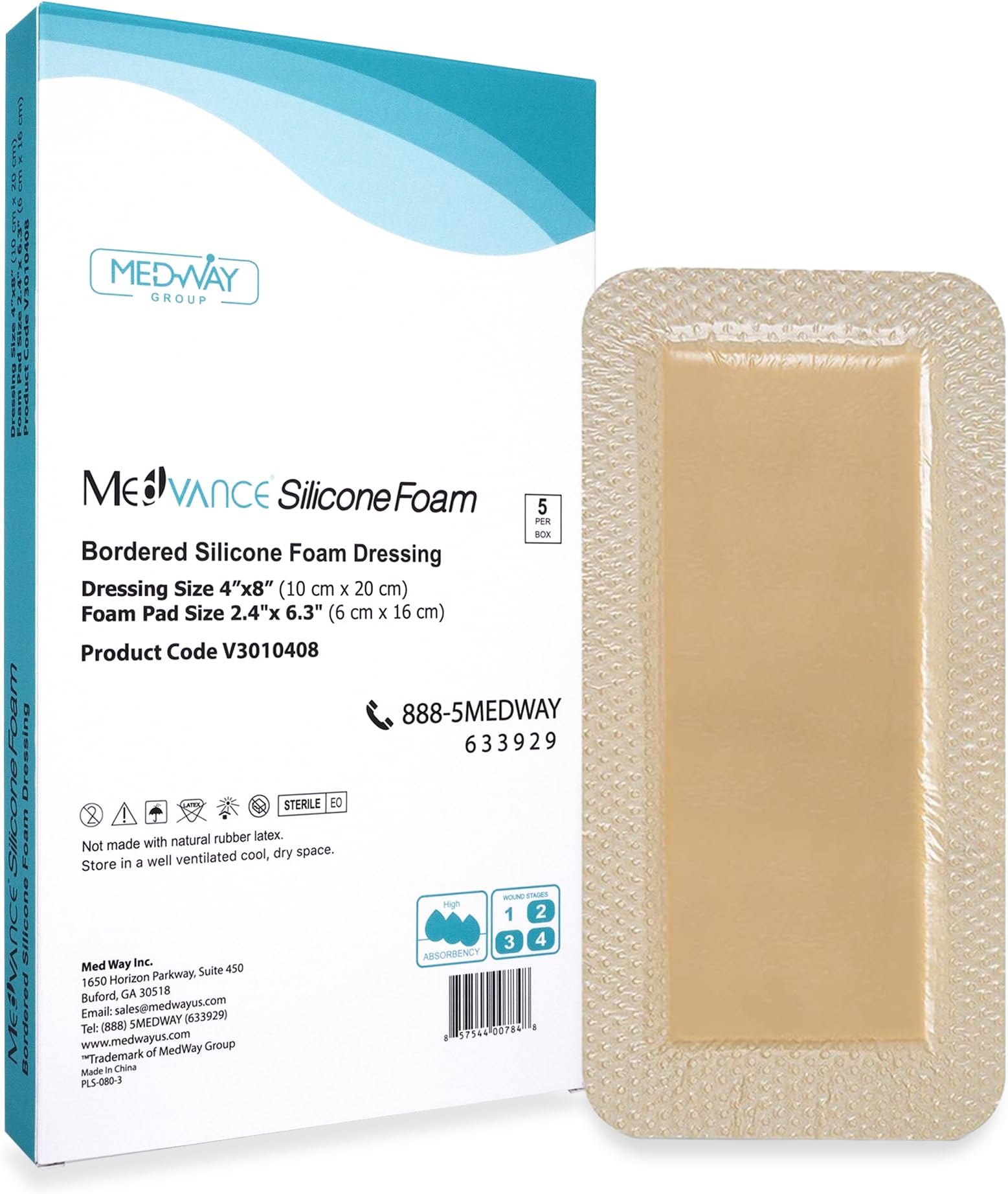 Amazon.com: Mepilex Border Flex Lite 2 x 5in (5x12.5 cm) Hospital Grade ...