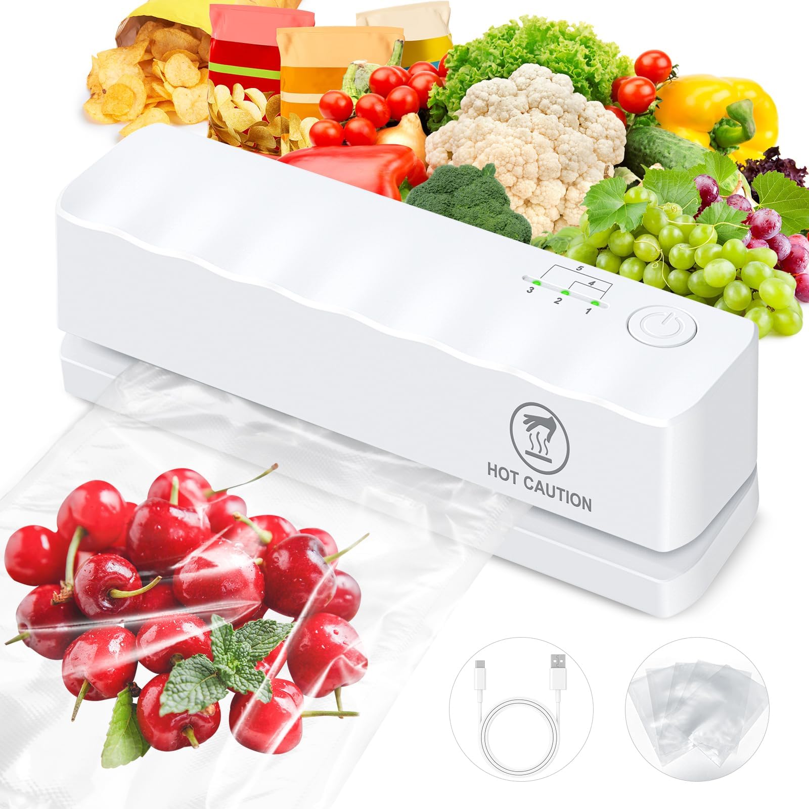 Amazon.com: VViViD 6.25 Inches Mini Impulse Heating Bag Sealer Machine ...