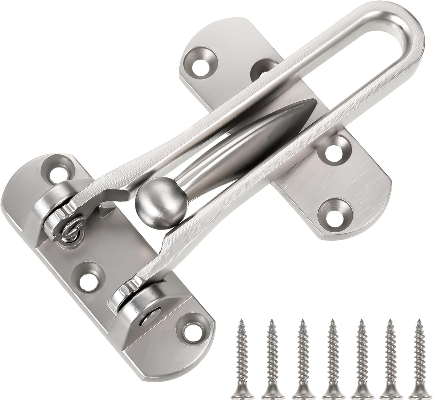 Door Chain Lock for Front Door Zinc Alloy Swing Bar Door Guard Lock ...