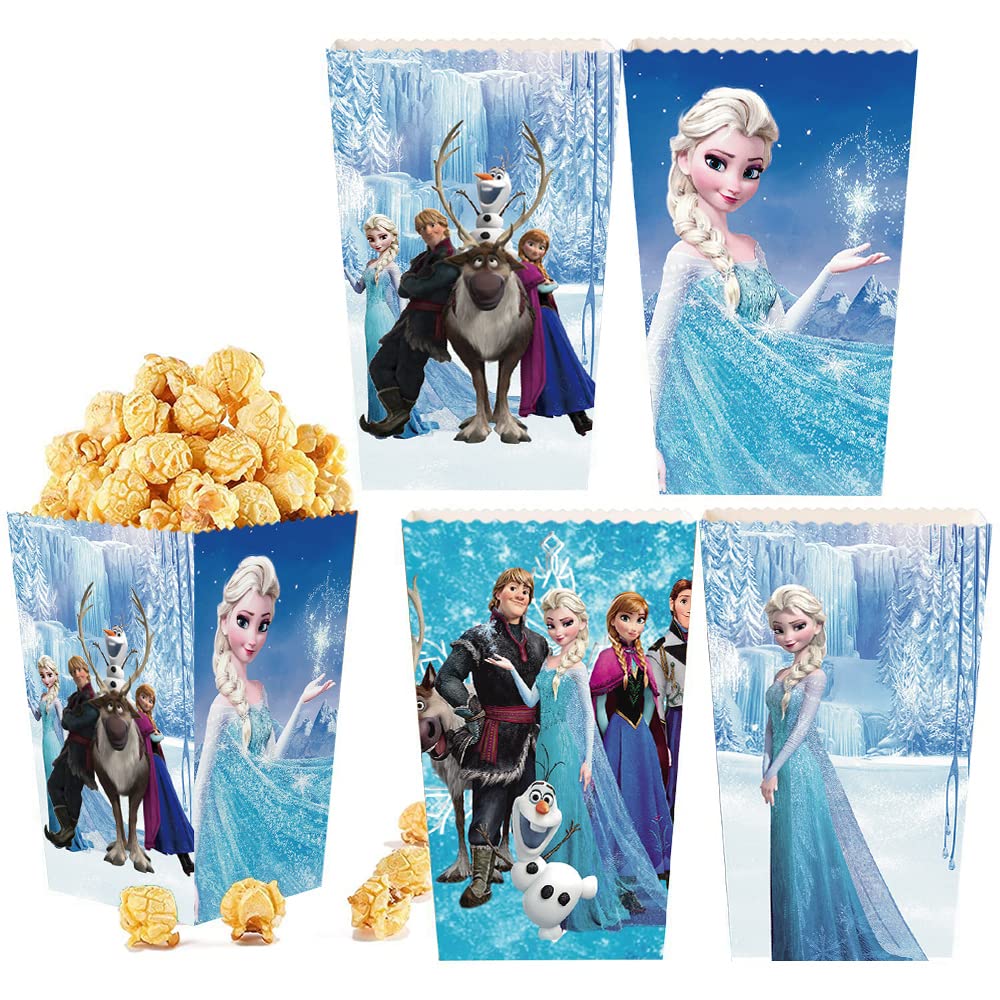 Buy 24pcs Frozen Party Popcorn Boxes Candy Cookie Box Cartoon Theme ...