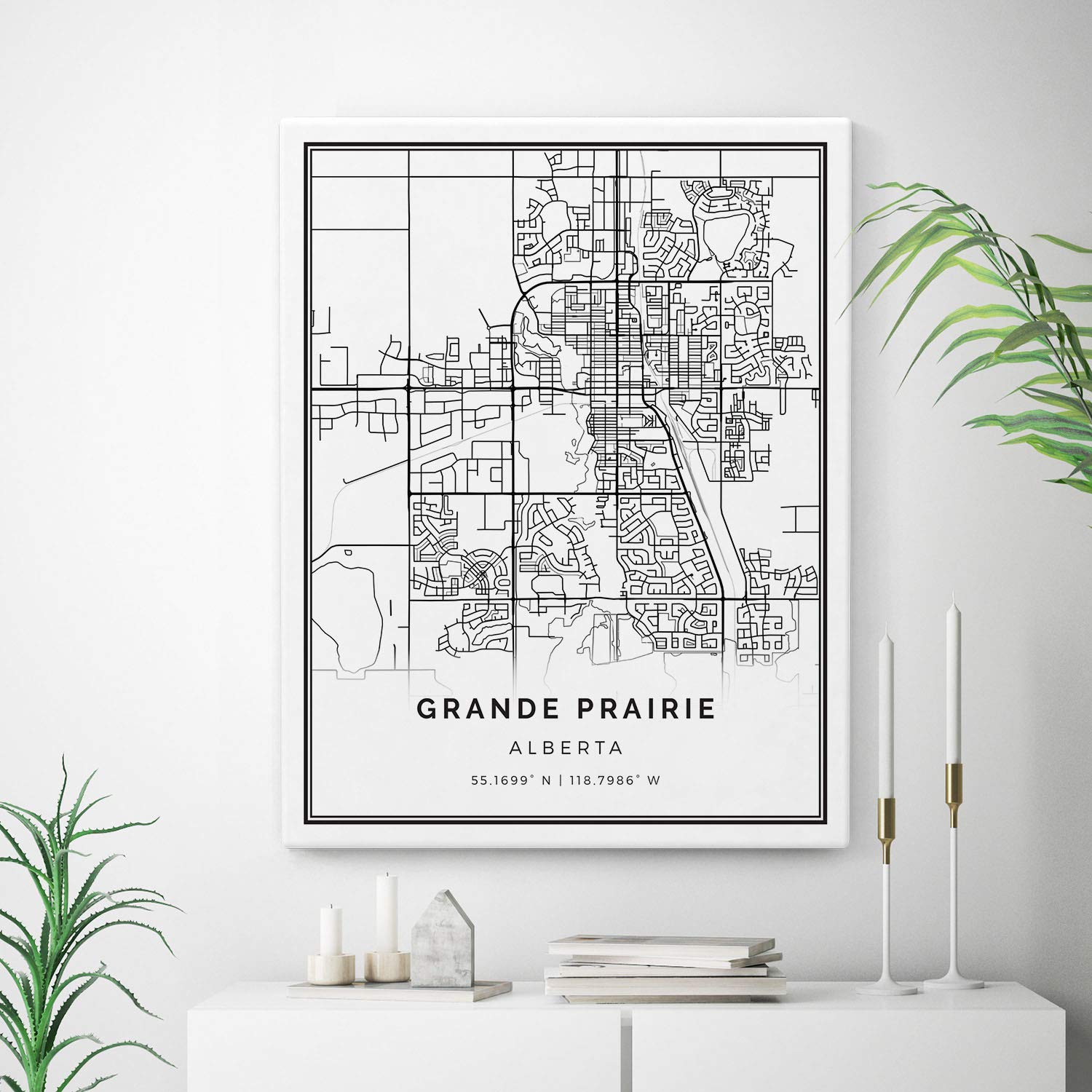 City Of Grande Prairie Map