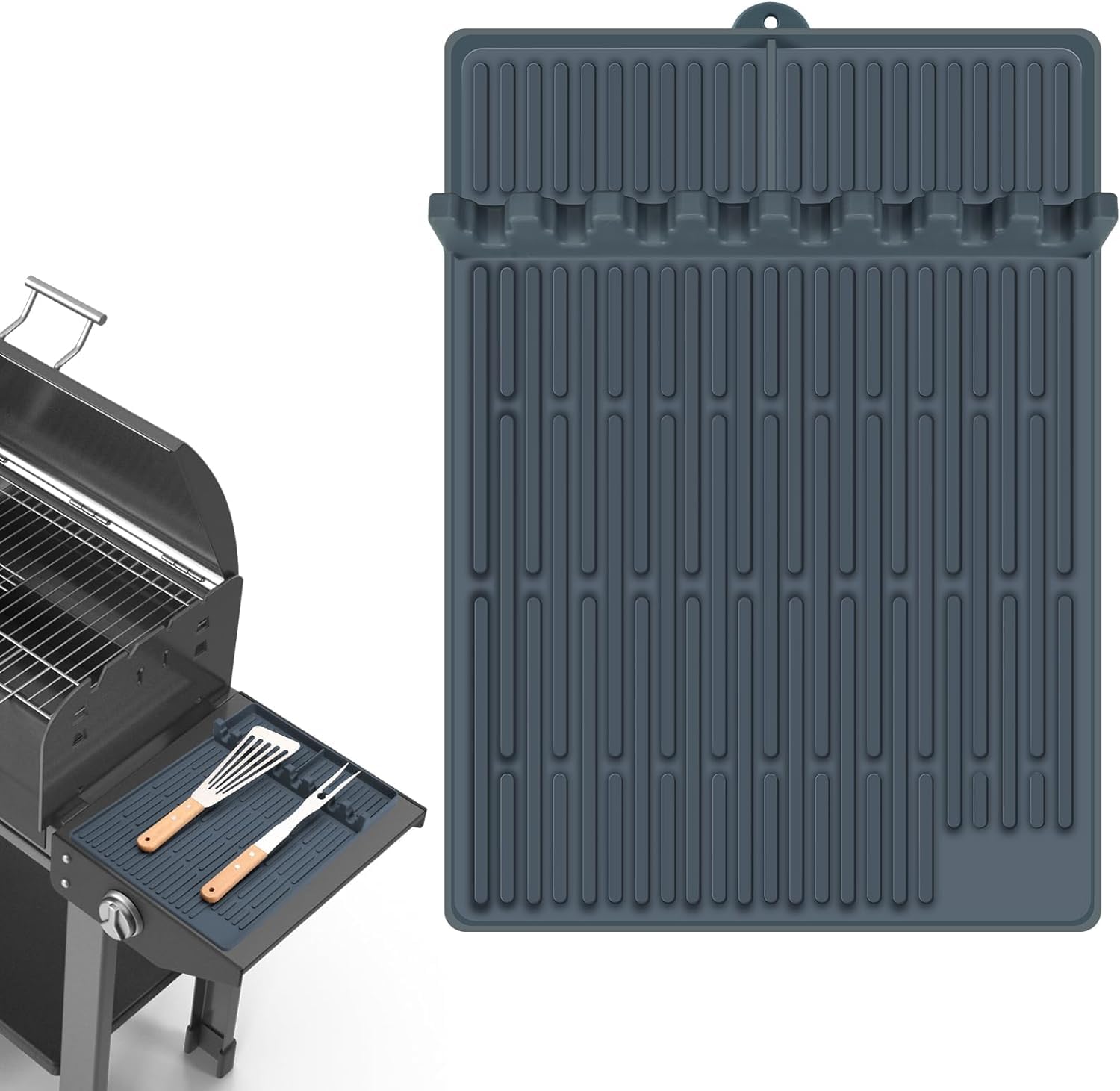 Amazon.com: Silicone Griddle Tools Mat Compatible with Blackstone ...