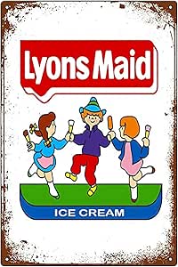 metal wall art Vintage Retro Lyons Maid Kids Childrens Ice Cream Lolly ...